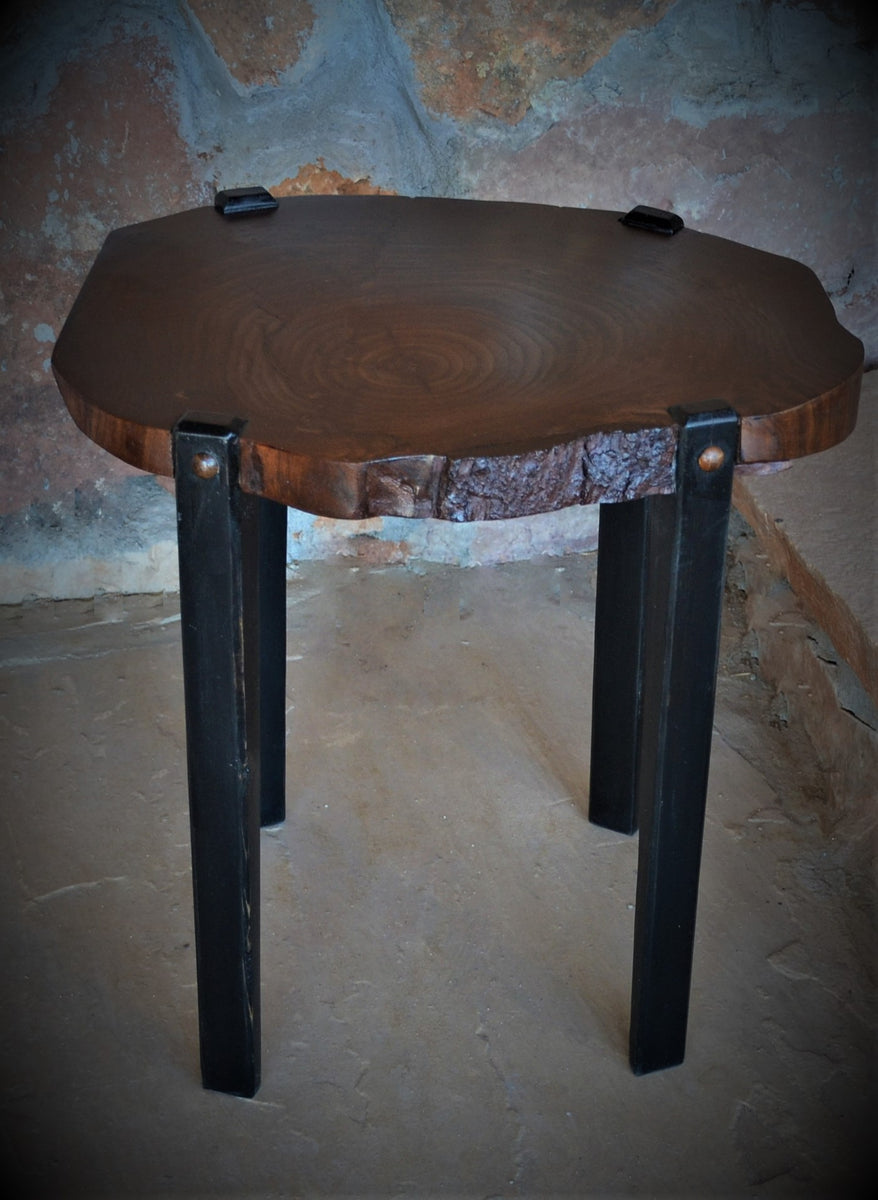 Mesquite Live Edge Side Table – Verde Vintage Market
